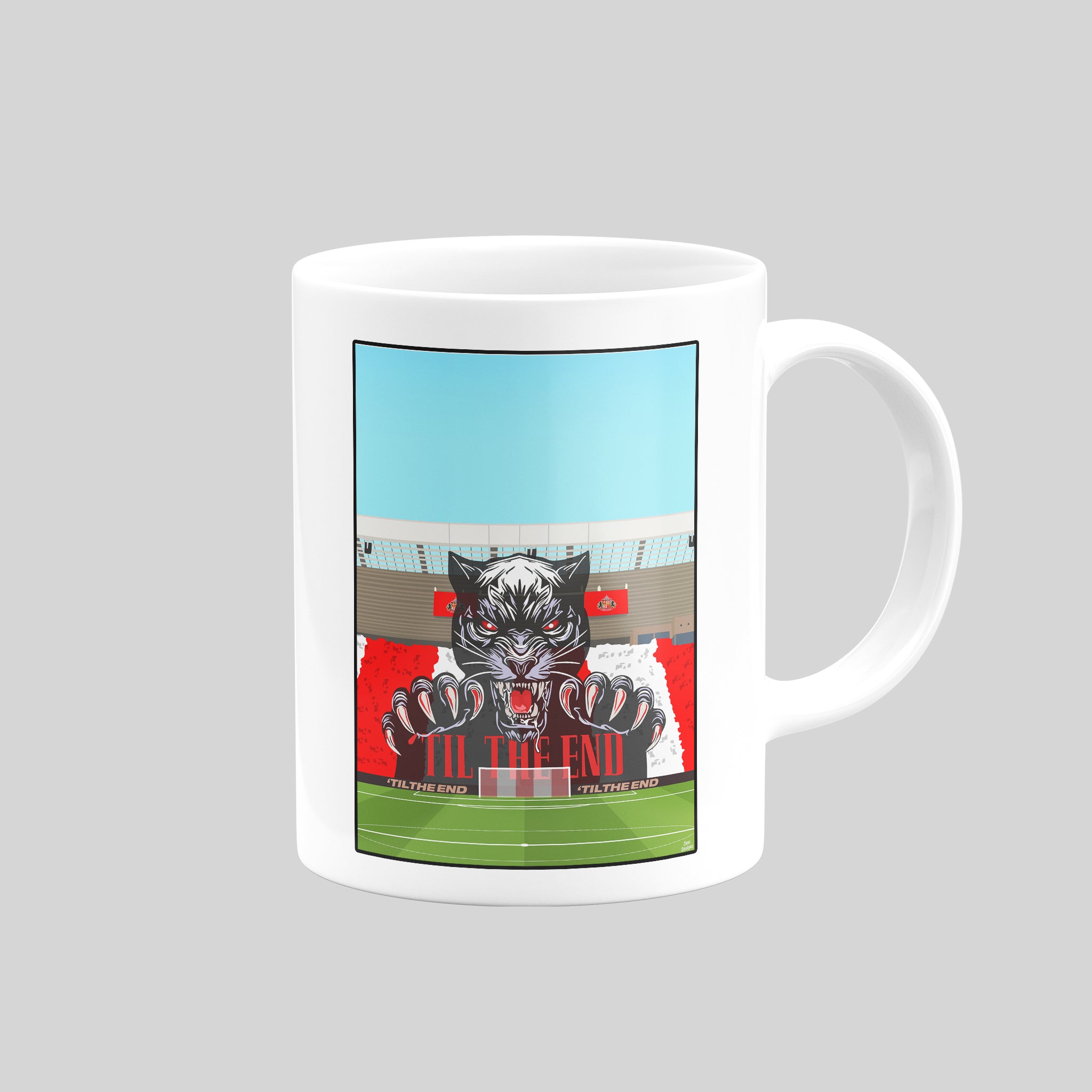 Til The End Sunderland Mug – Stadium Of Light Mug – dandesignsgb